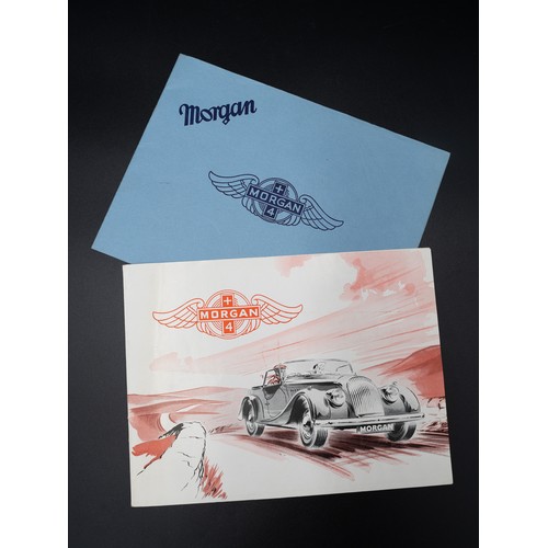 TWO MORGAN PLUS 4 BROCHURES