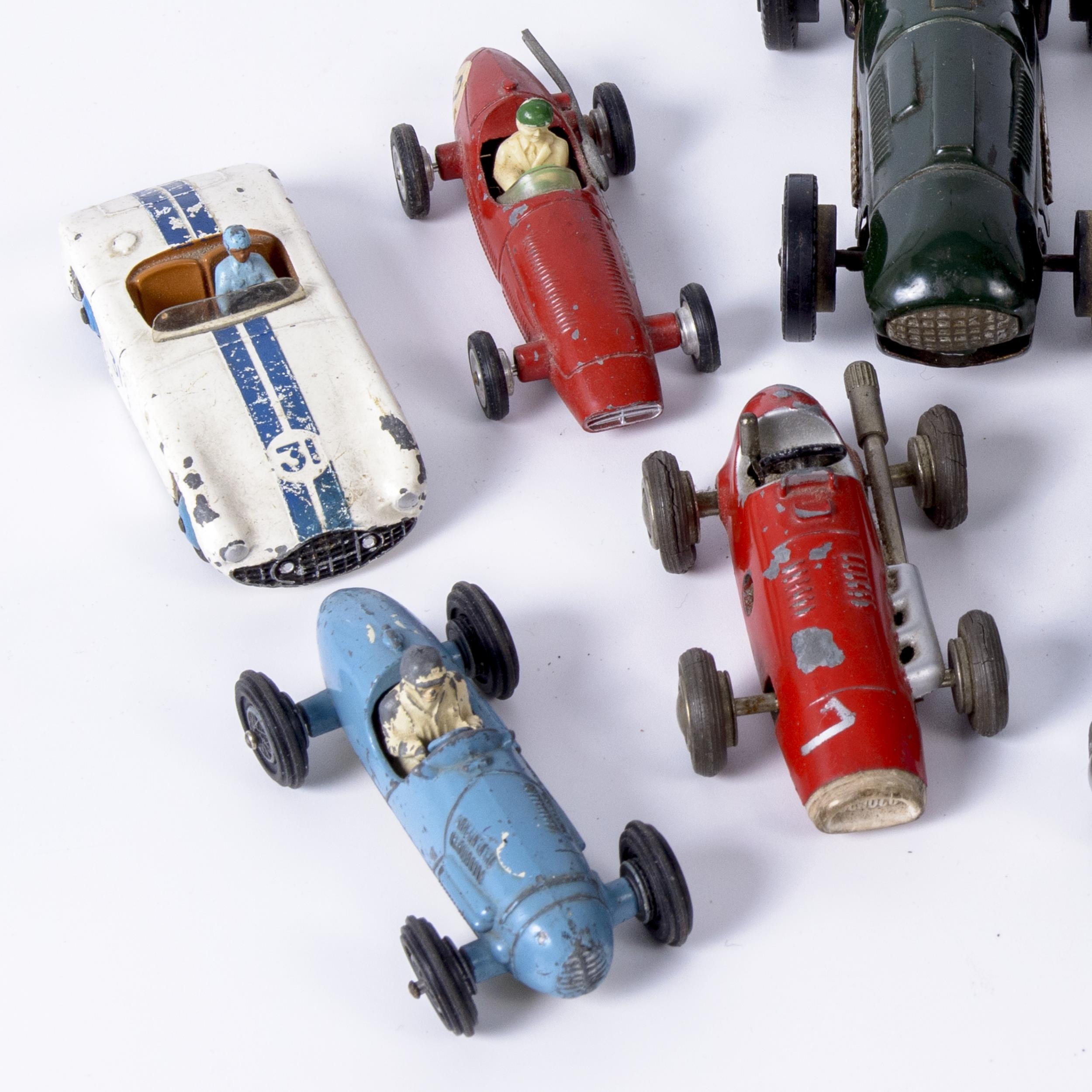 RACING CAR TOYS & MODELS c.1930s -1950sA group of tinplate and diecast ...