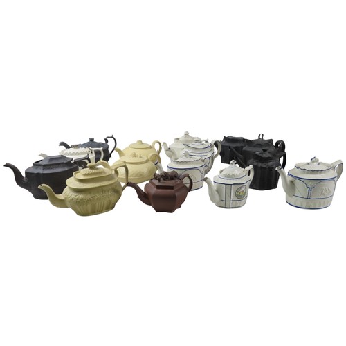 Castleford Pottery Teapot Circa 1800, other white stoneware teapots ...