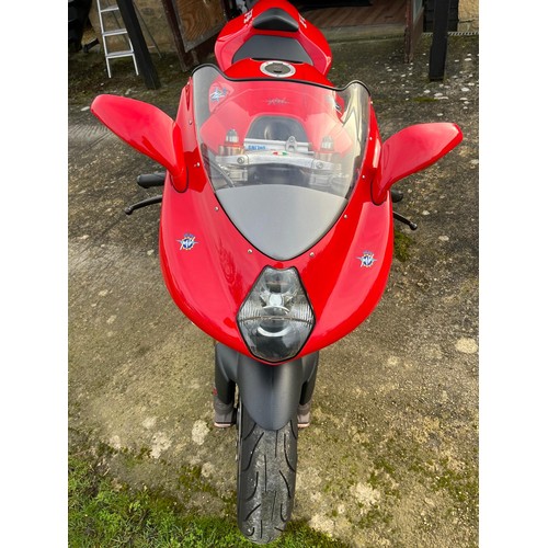 2001 MV Augusta MV750 F4Registration Number: Y227 RPXFrame Number ...