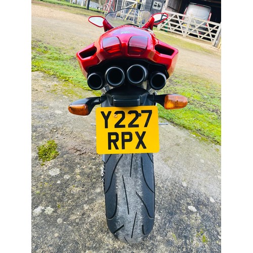 2001 MV Augusta MV750 F4Registration Number: Y227 RPXFrame Number ...