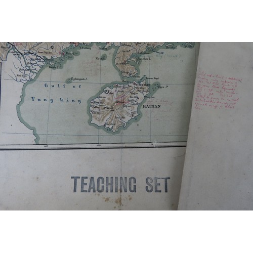 A COLLECTION OF CHINESE TEACHING MAPSdepicting Hong Kong, Taiwan and ...