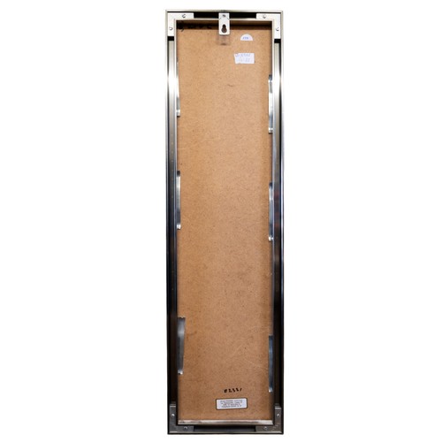 A JAPANESE STYLE WATERCOLOUR'SNOW CAPPED MOUNTAIN PEAKS'inscribed in ...