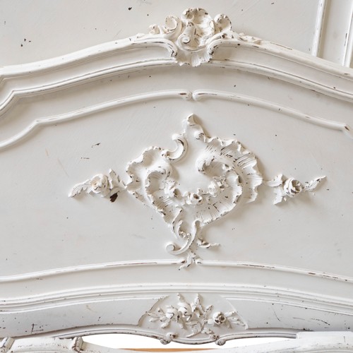 FRENCH LOUIS XV STYLE DOUBLE BEDSTEADThe headboard and footboard ...