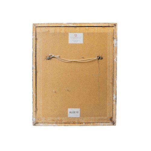 K. LEE (b.1983) CONTEMPORARY ABSTRACT FIGURAL COLOUR PRINTglazed and ...