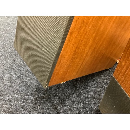 Pair of Lowther dual position Acousta Enclosure speakers, height 84cm ...