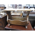 Oak magazine table