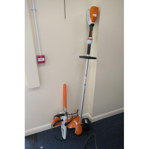 Stihl rechargeable strimmer FSA60R, with battery and charger, also a ...