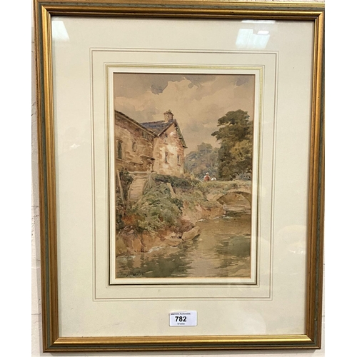 Fred J Knowles: 3 rural scenes, watercolours, signed; 2 other ...