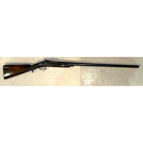 A 19th century rifle by Thomas Turner Fisher, Birmingham, converted ...