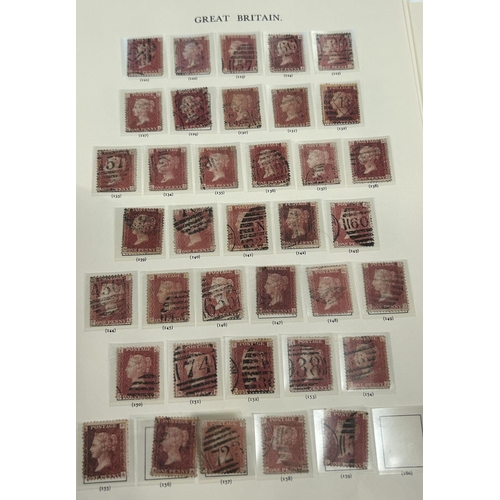 GB: QV, 1d Black, 2 examples and a selection of 1d Red and 2d Blue ...