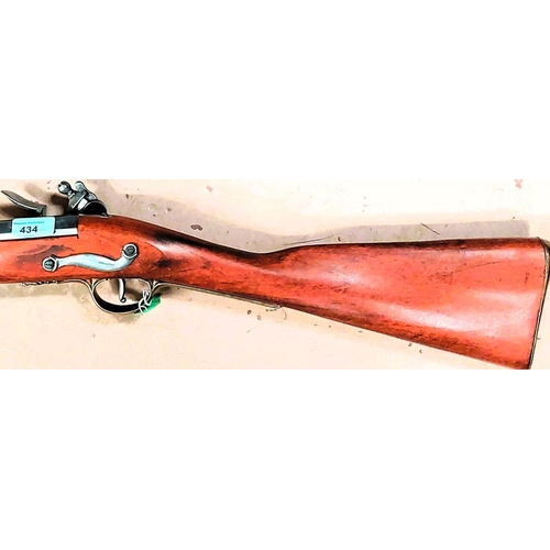 A well made wall display Tower Flintlock Rifle, length 148cm.