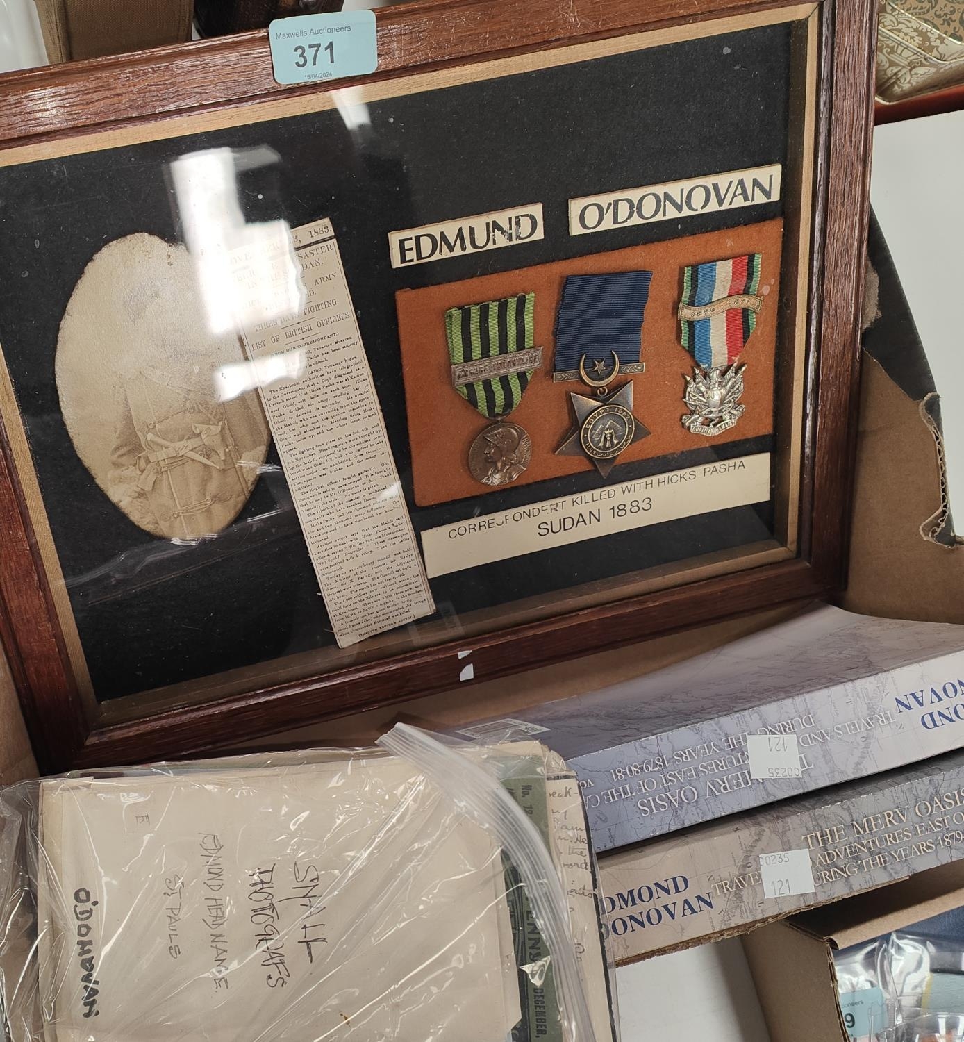 EDMOND O'DONOVAN, DAILY NEWS, War Correspondent, killed in the Sudan in ...