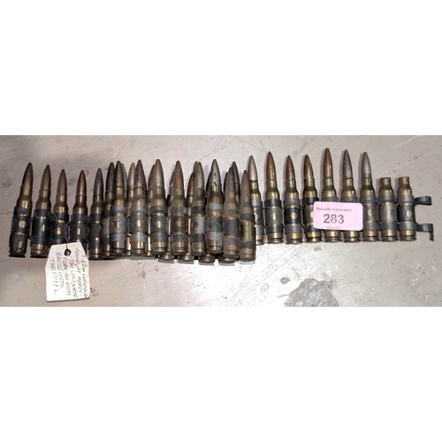 A collection of 7.62mm rounds found on ex military base