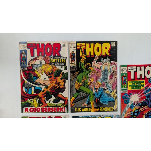 Marvel Comics - 'The Mighty Thor' #158, 159, 160, 161, 162, 163, 164 ...