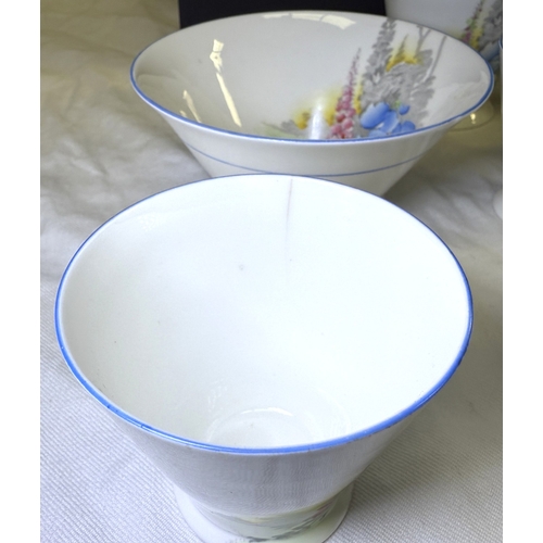 Shelley Art Deco part teaset registered design number 756533, Vogue ...