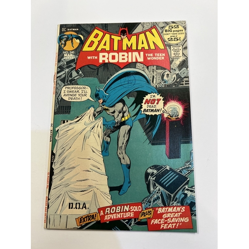 DC Comics: Batman #237 x 2, 239 x 2, 240, 241, 245, 246, 247, 248