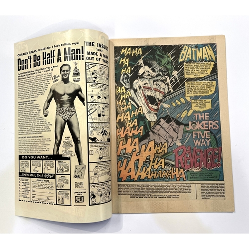 DC Comics: Batman #251 Classic Neal Adams Joker Cover (1973)