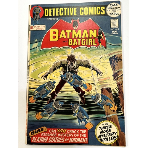 DC Comics: Detective Comics - Batman, Batgirl .. #417 x 2, 418, 419 x 2 ...