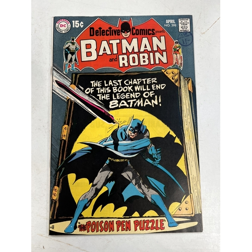 DC Comics - Detective Comics # 393 X 2, 394, 395, 396, 397, 398, 399, 401, 403.
