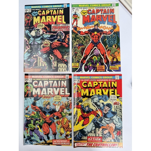 Marvel Comics - Captain Marvel #21, 22(2), 23, 24, 25(2), 26, 27, 28 ...