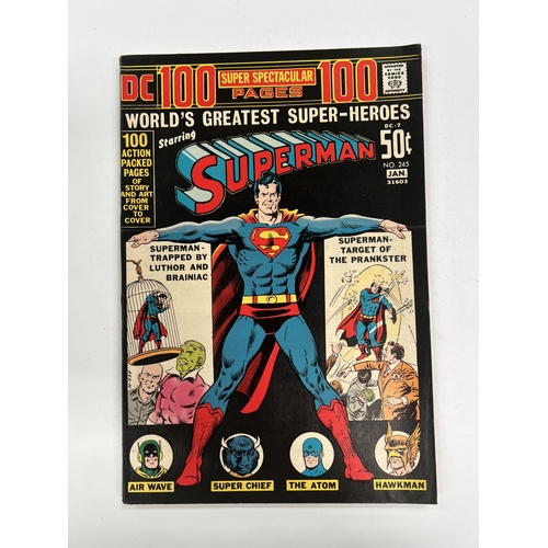 D C Comics: Superman 242, 244, 245, 252 x 240