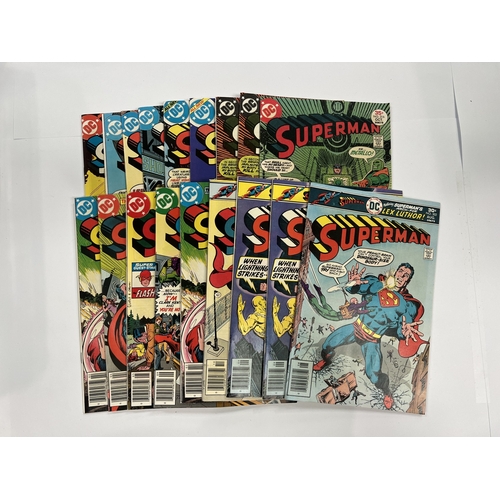 D C Comics: Superman 303 x 2, 304, 308 x2, 310, 311, 315, 316, 317 x 2 ...