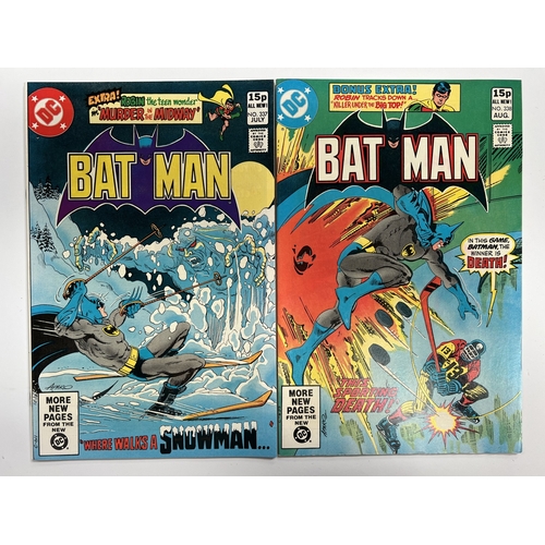 D C Comics: Batman 327, 328 x 2, 329, 330 x 2, 331, 332, 333 x 2, 334 x ...