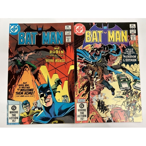 D C Comics: Batman 339 x 4, 340 x 2, 341 x 2, 342, 343, 344 x 2, 345 x ...
