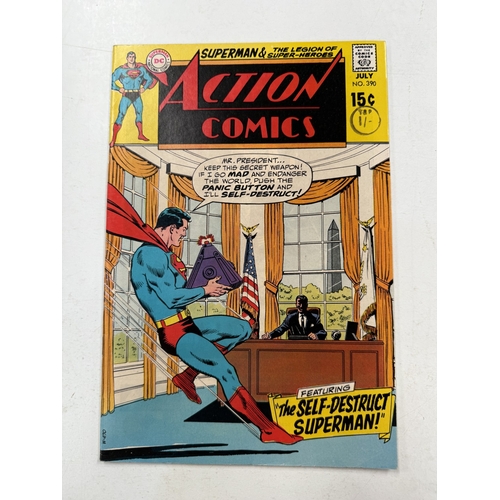 DC Comics: Action Comics #378, 379, 381, 384, 385, 386, 387, 388, 389 ...