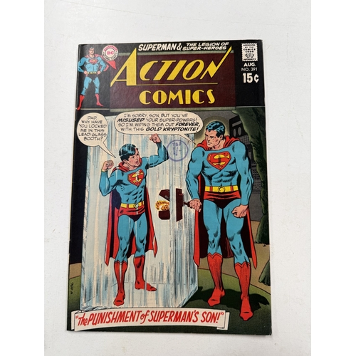 DC Comics: Action Comics #378, 379, 381, 384, 385, 386, 387, 388, 389 ...
