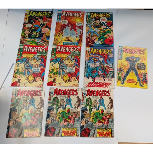 Marvel Comics: The Avengers # 81 x 3, 82, 83 x 2, 84, 85, 86, 87