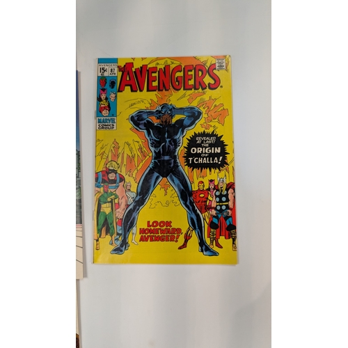 Marvel Comics: The Avengers # 81 x 3, 82, 83 x 2, 84, 85, 86, 87