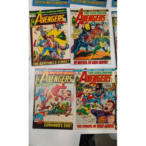 Marvel Comics: The Avengers # 97, 98, 99 x 2, 100, 101, 102, 103, 104 x ...