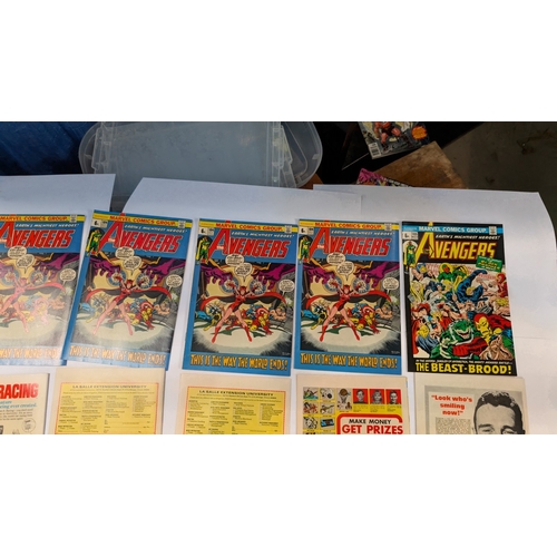Marvel Comics: The Avengers # 97, 98, 99 x 2, 100, 101, 102, 103, 104 x ...
