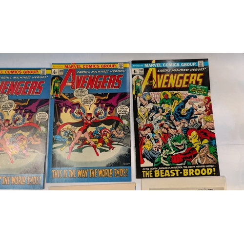 Marvel Comics: The Avengers # 97, 98, 99 x 2, 100, 101, 102, 103, 104 x ...