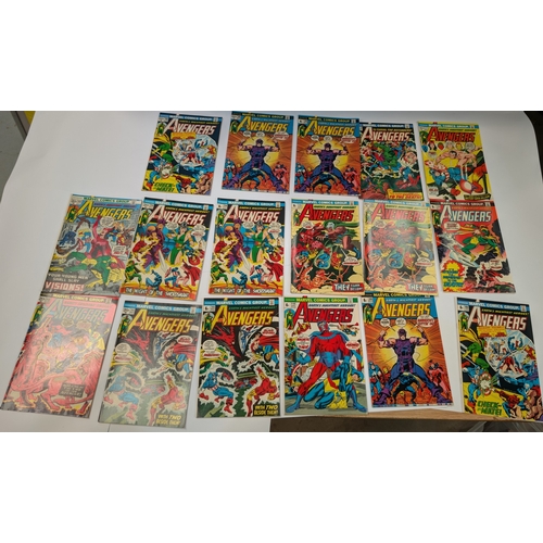 Marvel Comics: The Avengers # 108x 2, 109 x 3, 111 x 2, 112, 113, 114 x ...