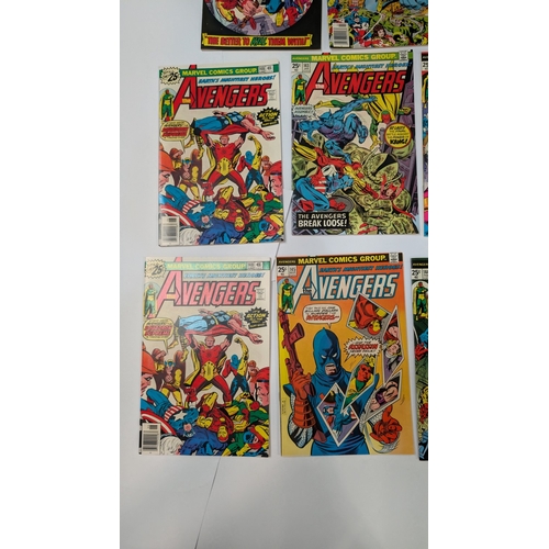 Marvel Comics: The Avengers # 139, 140, 141 x 2, 142, 143, 144, 145 ...