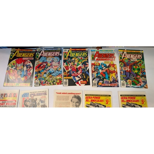 Marvel Comics: The Avengers # 139, 140, 141 x 2, 142, 143, 144, 145, 146, 148 x 2, 149, 150, 151, 15