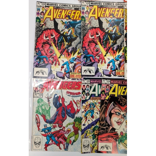 Marvel Comics: The Avengers # 220, 221 x 2, 222 x 2, 223, 224 x 2, 225 ...