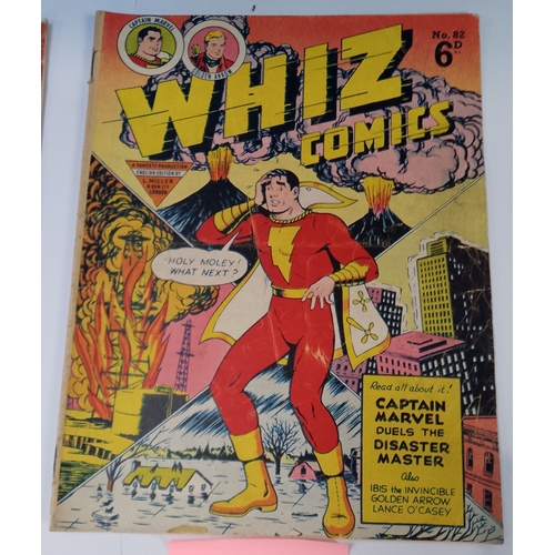 L Miller & Sons for Fawcett Publication - Whiz Comics 78, 81, 82, 83 ...