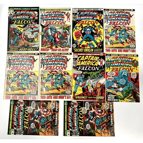 Marvel Comics - 'Captain America and the Falcon' 153, 154, 155, 156 (3 ...