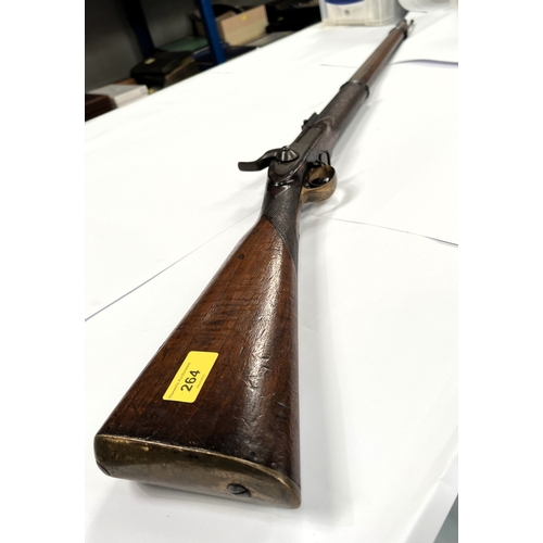 A Whitworth Pattern rifle with bullet mould and bullets, unusually ...