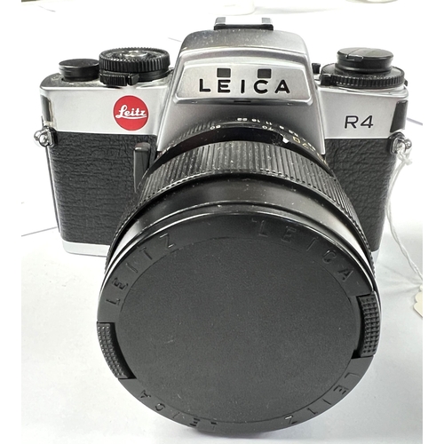 Leica R4 film camera in silver chrome with Leica Vario-Elmar-R 3.5/35 ...
