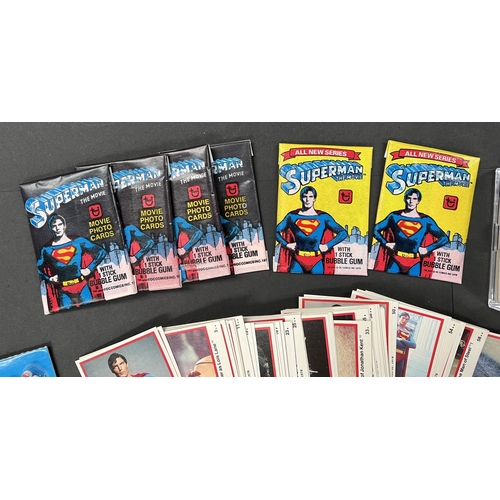 Two 1978 Topps Superman the movie card sets, Superman the Movie cards ...