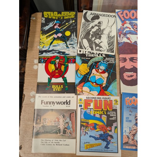 FOOM, First Issue, Spring 1973, issues 5 - 11, Amazing World of DC ...