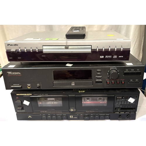 Marantz SD285 Double Cassette Deck with remote, Traxdata 900 & Pacific ...