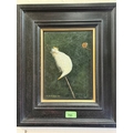 Cyril Croucher, born 1951'Bad Kitty' oil on board, signed, dated '06 ...