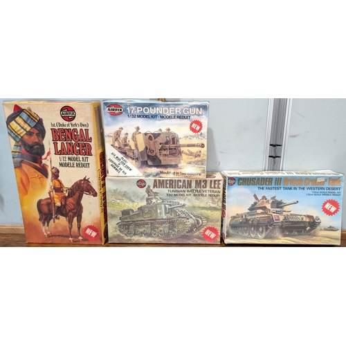 Airfix 1/32 boxed unmade model kits, Crusader III, 17 Powder Gun ...
