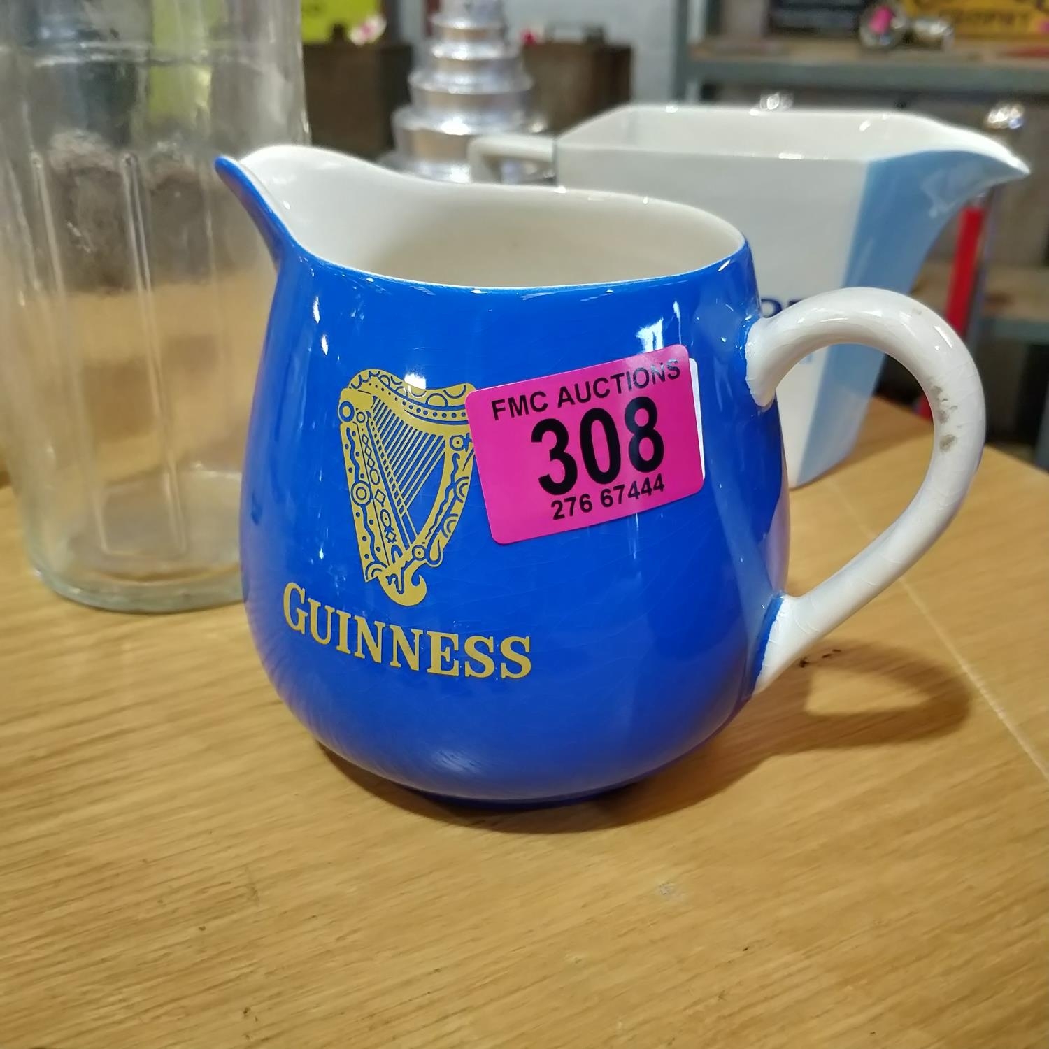 Blue Guiness Jug